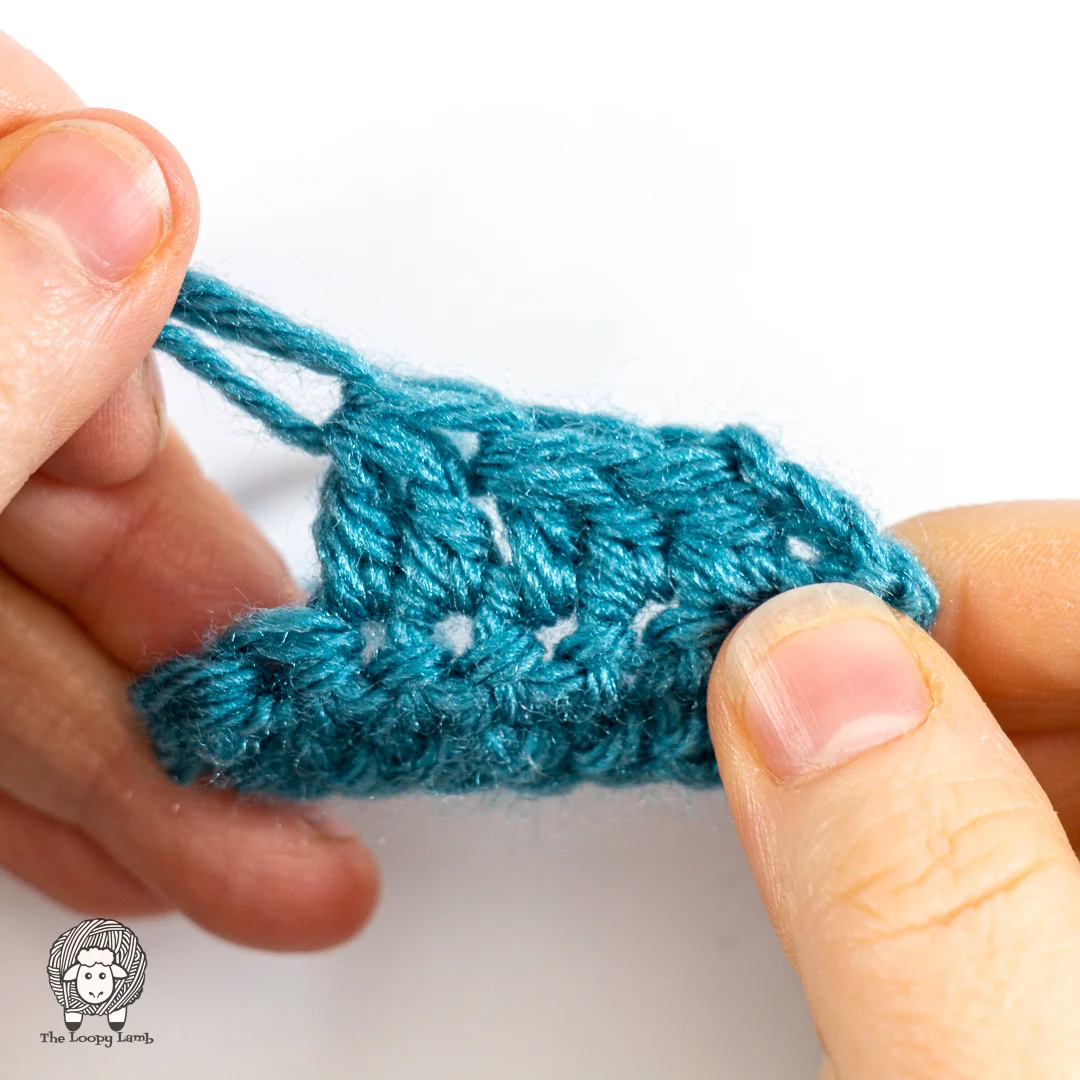 How to do a Double Crochet Decrease or DC2TOG - The Loopy Lamb